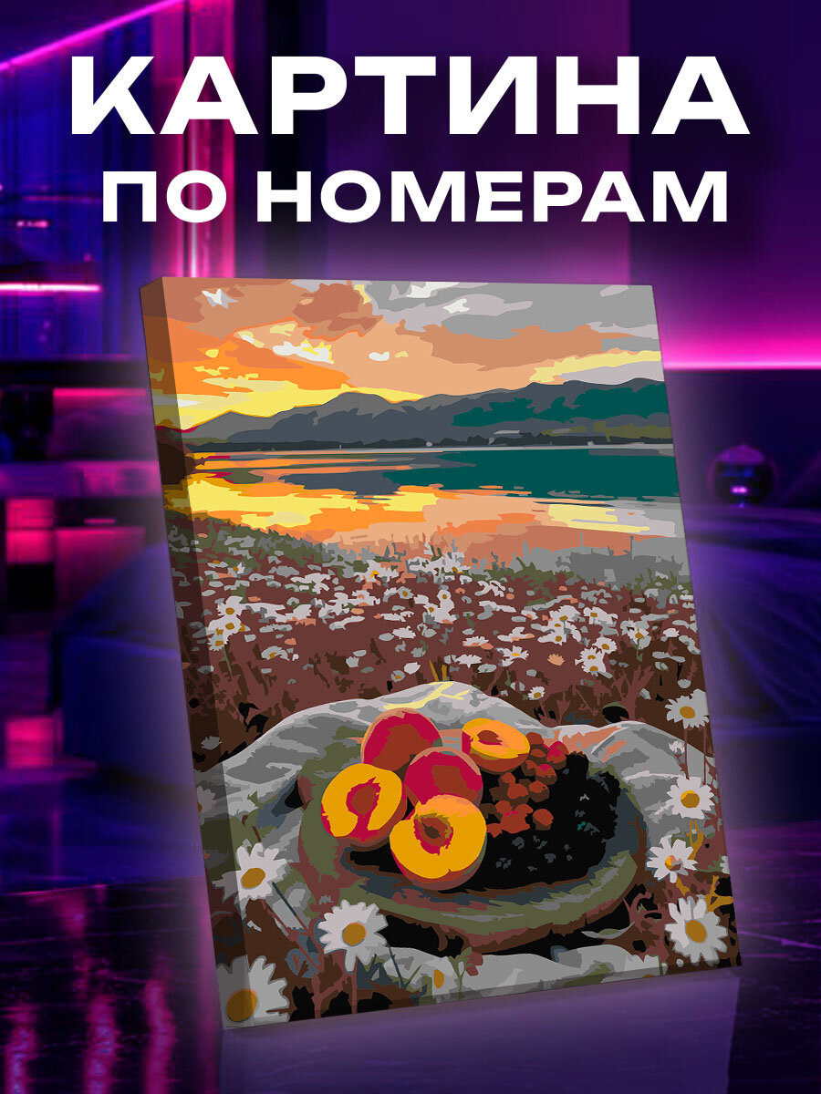 Картина по номерам Закатный пикник на Якты-Куле
