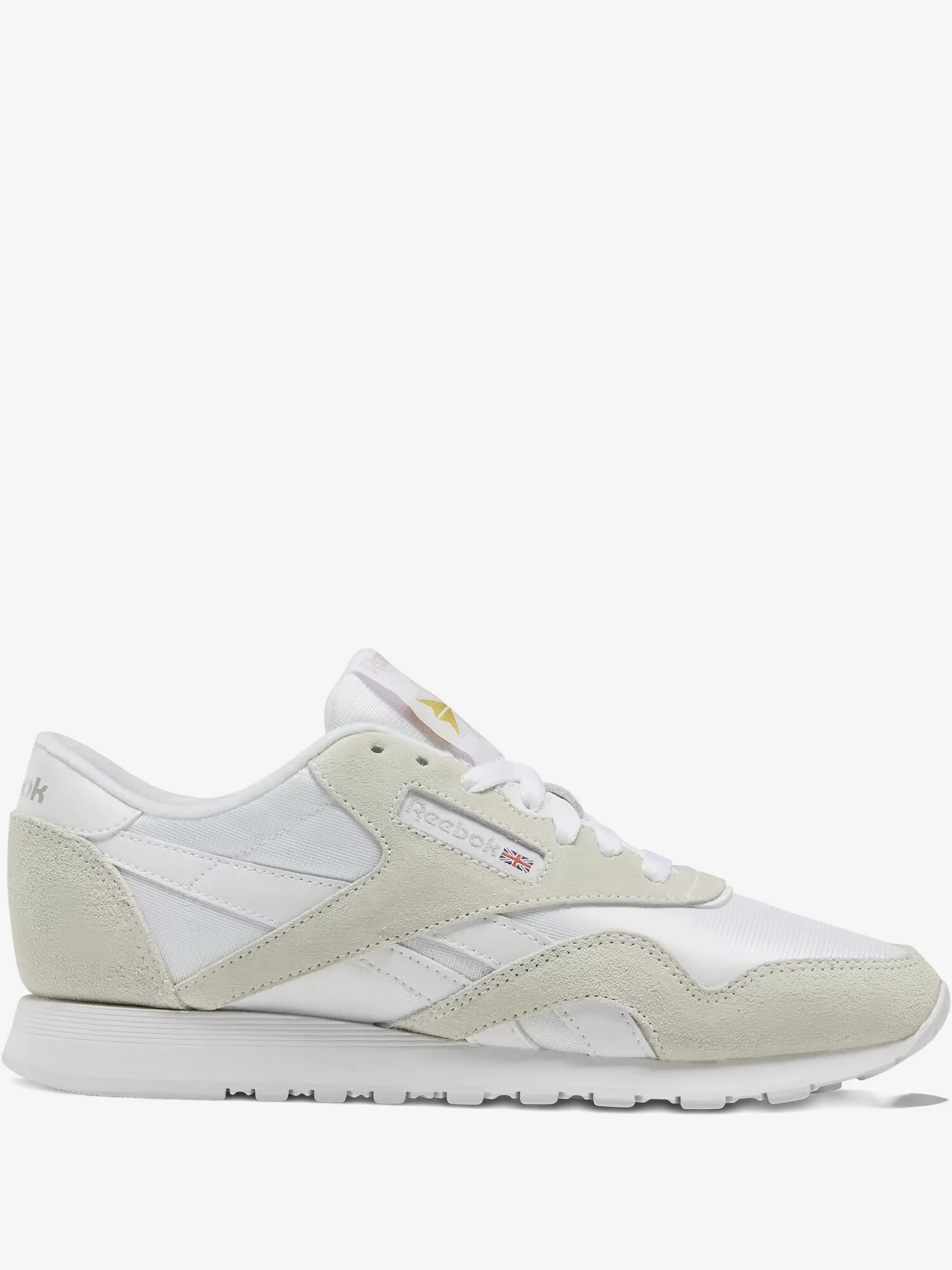 Кроссовки Reebok Classic Beige, размер 7,5 US, бежевый/белый