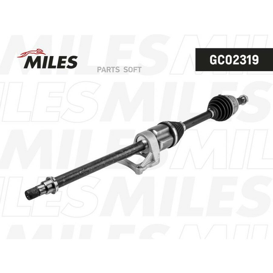 Привод в сборе CHERY Tiggo 4 17- / Tiggo 8 PRO 2021- 1.6T 7DCT прав. GC02319 от официального дистрибьютора, MILES, артикул GC02319