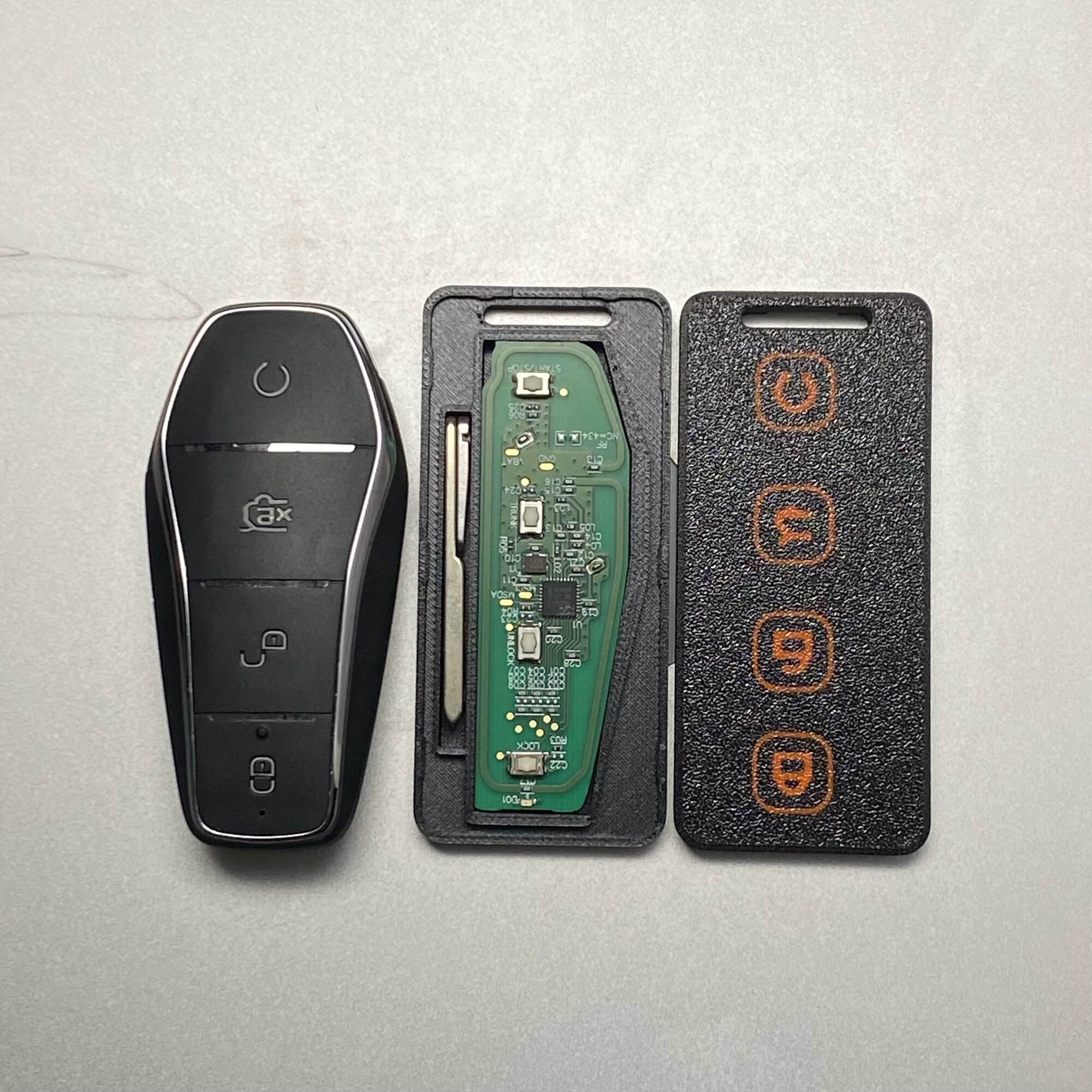 Подходит для модификации корпуса ключа BYD Tang DMi, Qin, Haiou, Haibo, Dolphin, Xia Yuan Pro, Han EV, Song Plus.