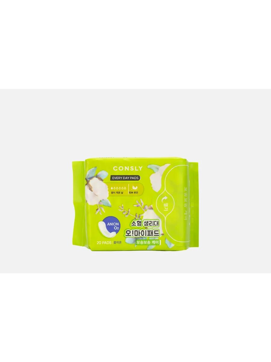 CONSLY Oh! My Pads Ежедневные гигиенические прокладки 20 шт