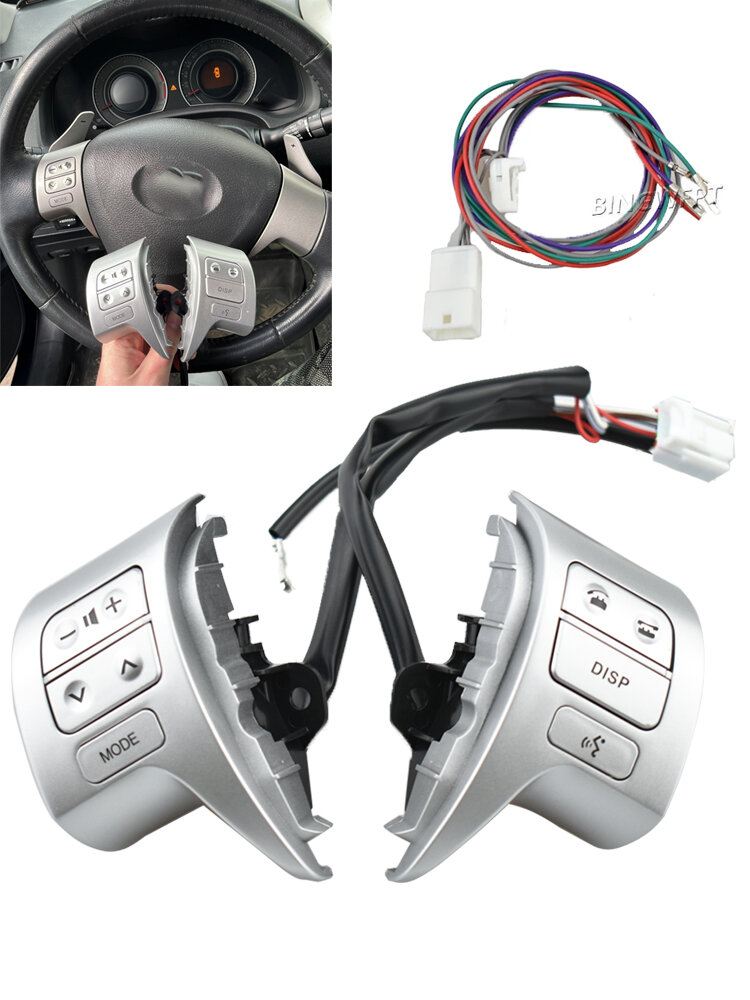 Кнопка управления рулевым колесом высокого качества для Toyota Carola E150 2006-2009 OEM 84250-02200 84250-12020