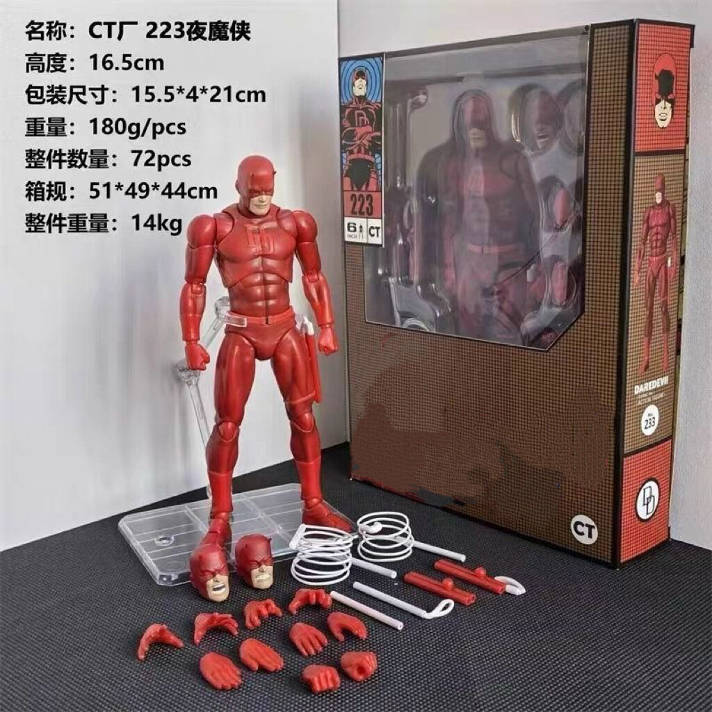 CT Factory MAFEX 223 Marvel Daredevil Том Сиддлсон Аниме Фигурка16.5cm