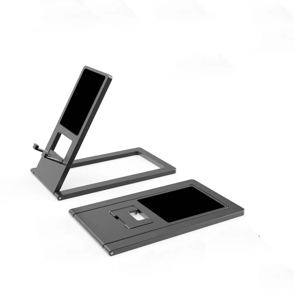 Подставка для телефона Baseus Foldable Metal / Настольная подставка / Держатель для телефона, серый