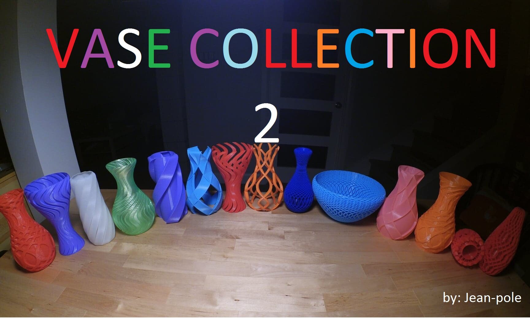 Ваза декоративная дизайнерская, 3D-печать, 3DOPRU арт. VASE-TV-3021416