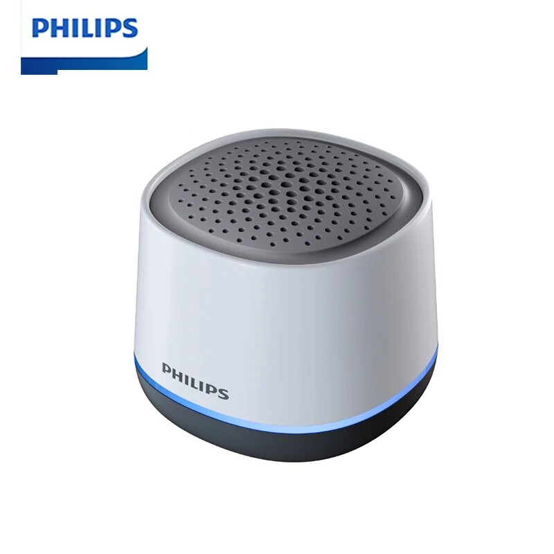 Портативная Настольная Bluetooth-колонка Philips TAS1009 С Мощным Звуком, Аккумулятором 1200 WHITE