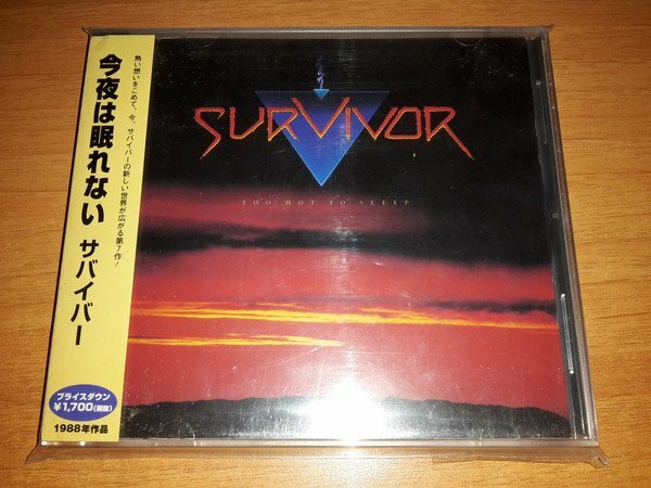 Музыка CD Survivor - Too Hot To Sleep (CD, Album, Reissue, 1999)