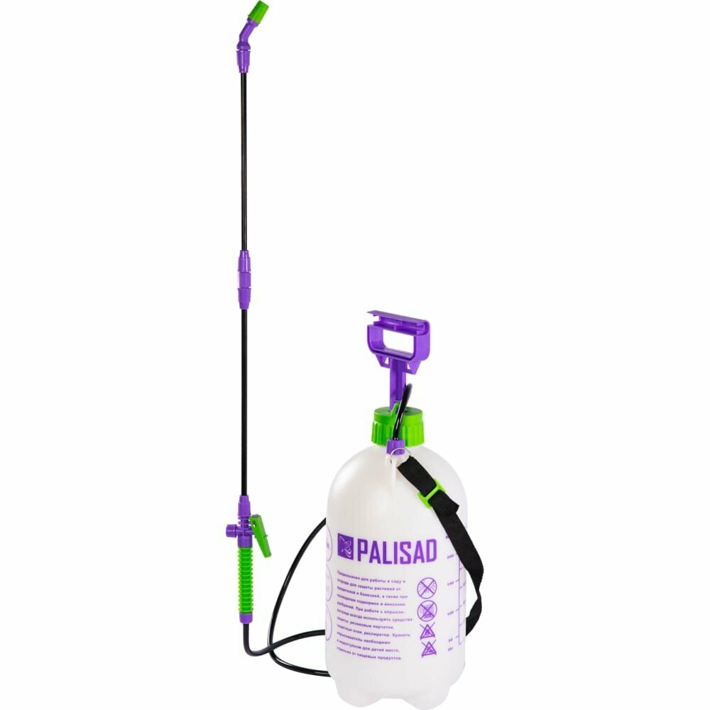 Ручной опрыскиватель PALISAD 7 л 64750, Устройство предназначено для распыления пестицидов и внесения удобрений