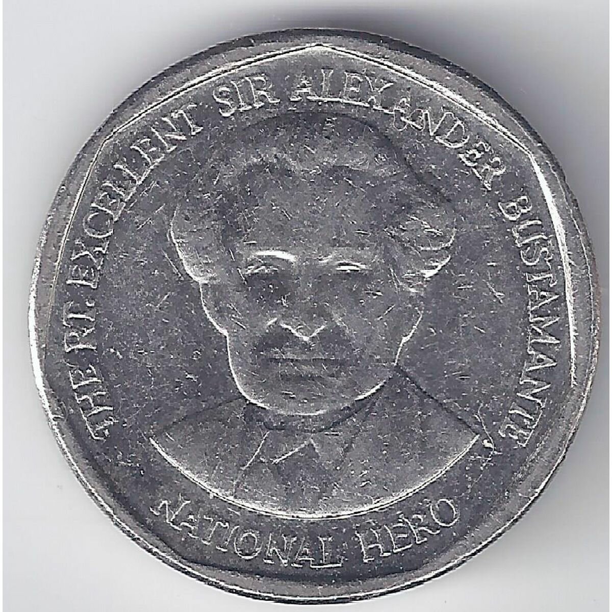 1 доллар 2008 Ямайка из оборота