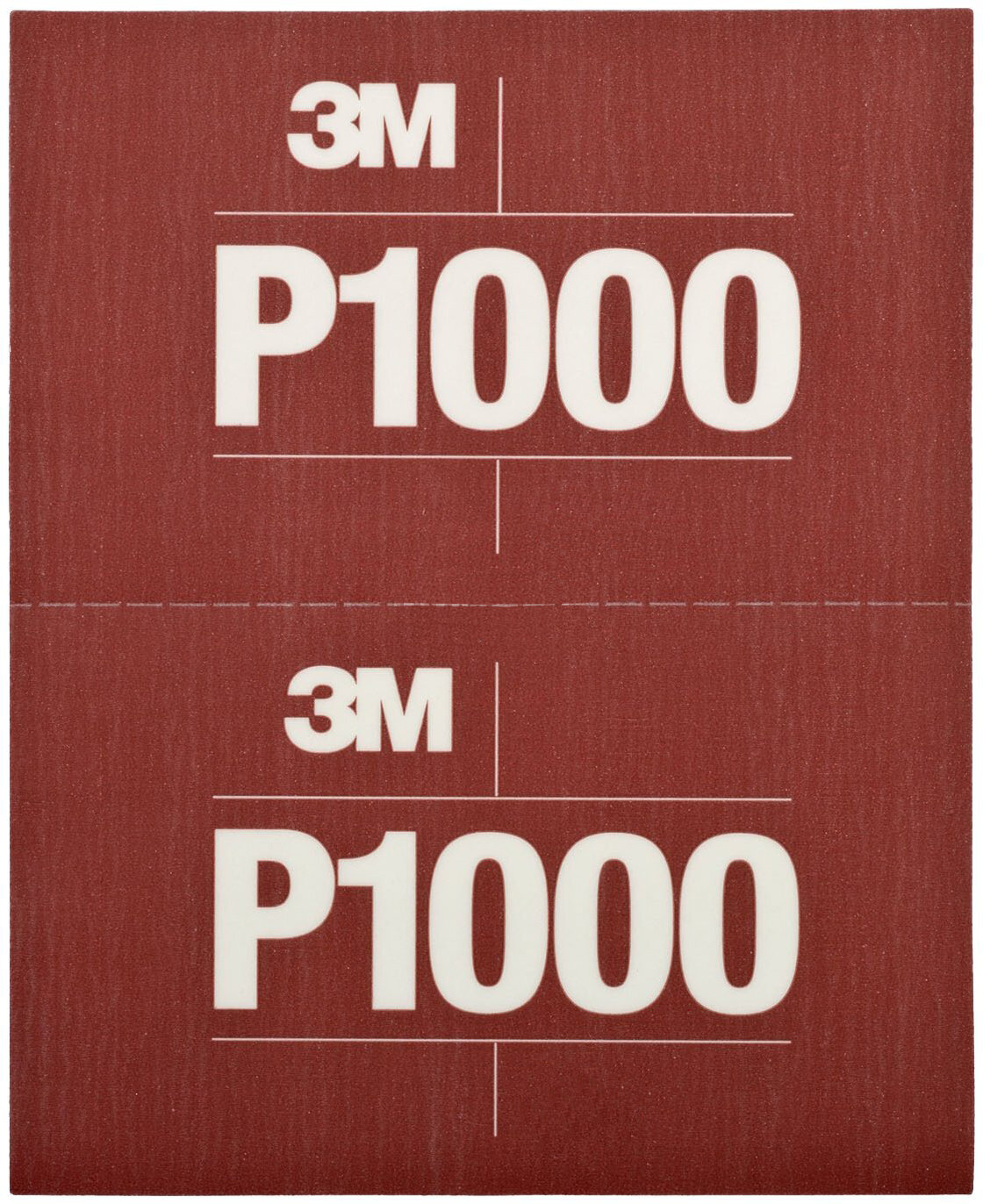 Гибкий абразивный шлифовальный лист (наждачка / шкурка) 3M™ Hookit™ арт. 34341 P1000, 175x140 мм, для ручной шлифовки, 3 шт.