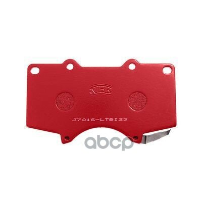 PN1482S-NIBK колодки дисковые передние! PERFORMANCE Toyota Land Cruiser 03> NiBK арт. PN1482S
