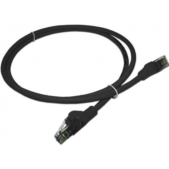 Патч-корд Lanmaster LSZH UTP кат.5e, 2.0 м, черный