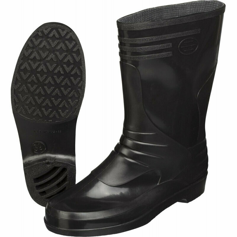 Сапоги женские цв. черный мод 102 (р.40) ПВХ, 1444951