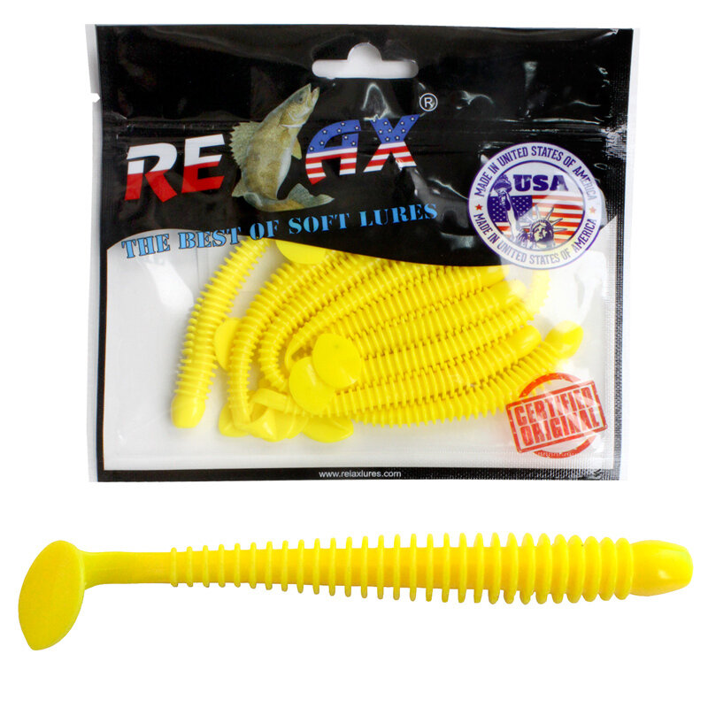 Мягкая силиконовая приманка риппер RELAX TEXAS 4 (10,0cm) цвет 060, 1 уп. по 10 шт.