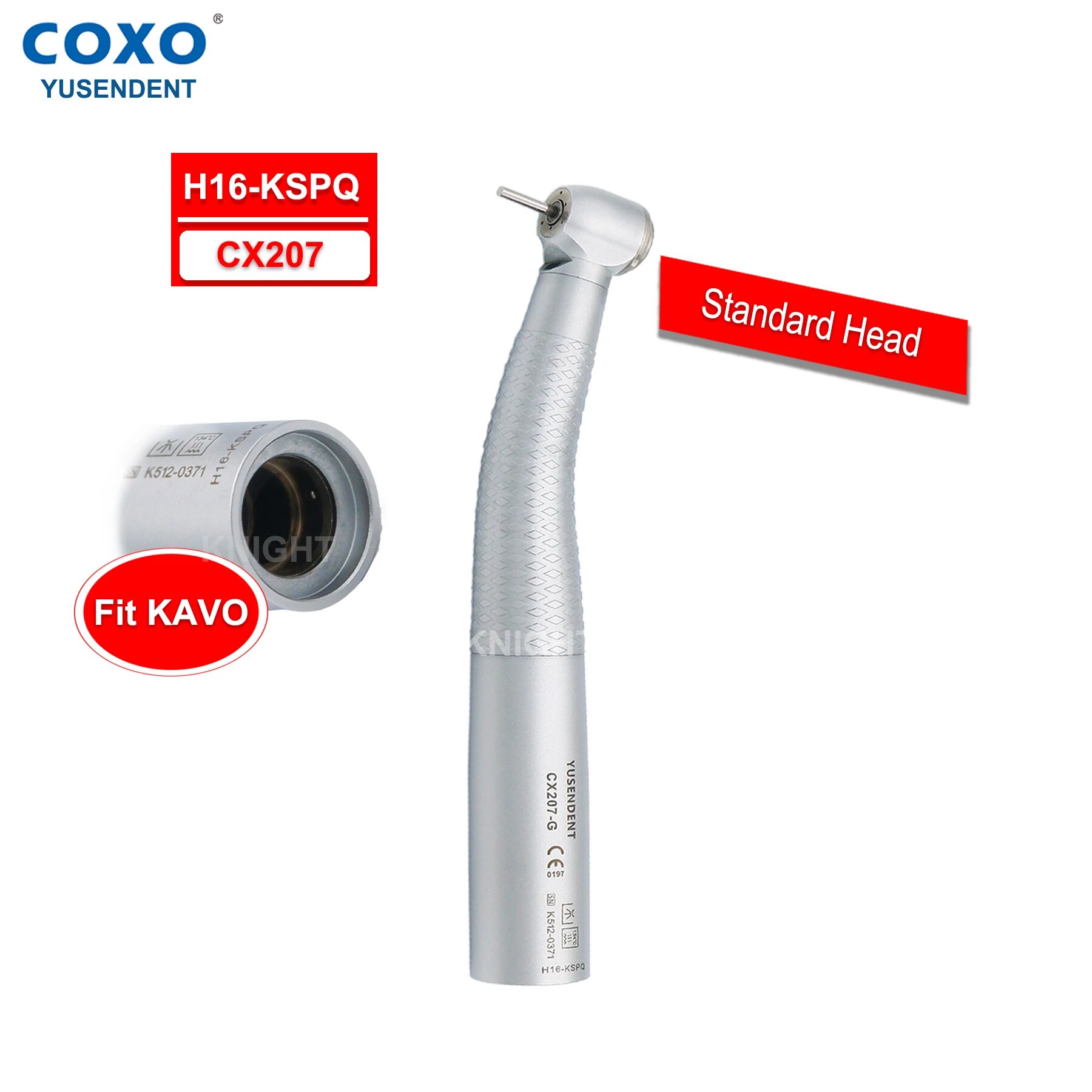 Турбина стоматологическая COXO YUSENDENT H16-KSPQ CX207-G