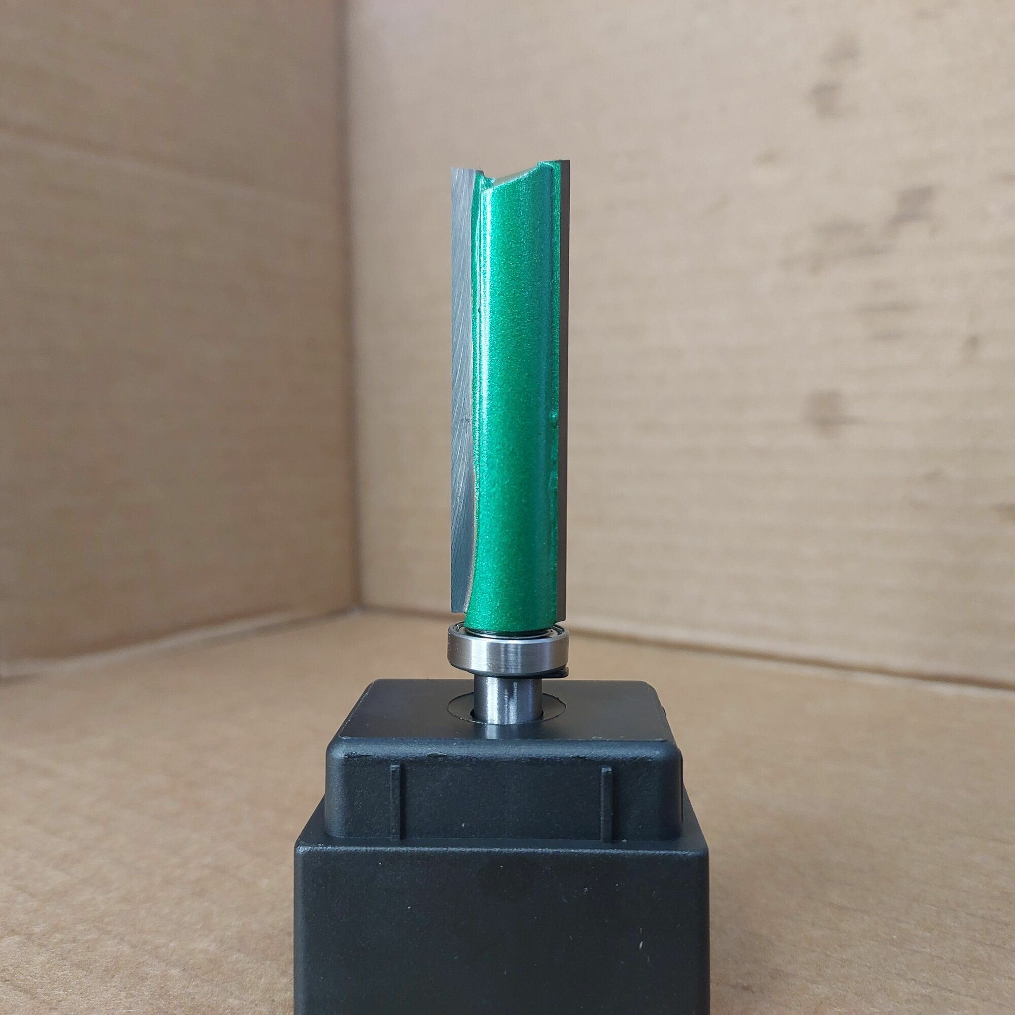 Фреза для еврозапила обгонная с верхним подшипником Алмаз 1021 D:12mm I:50mm d:8mm