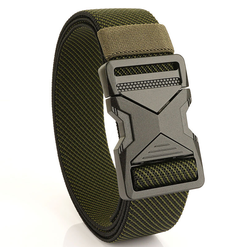 Новый тактический пояс Zhanbei Niu для мужчин, эластичный пояс для тренировок на открытом воздухе, простой повседневный пояс, настраиваемый