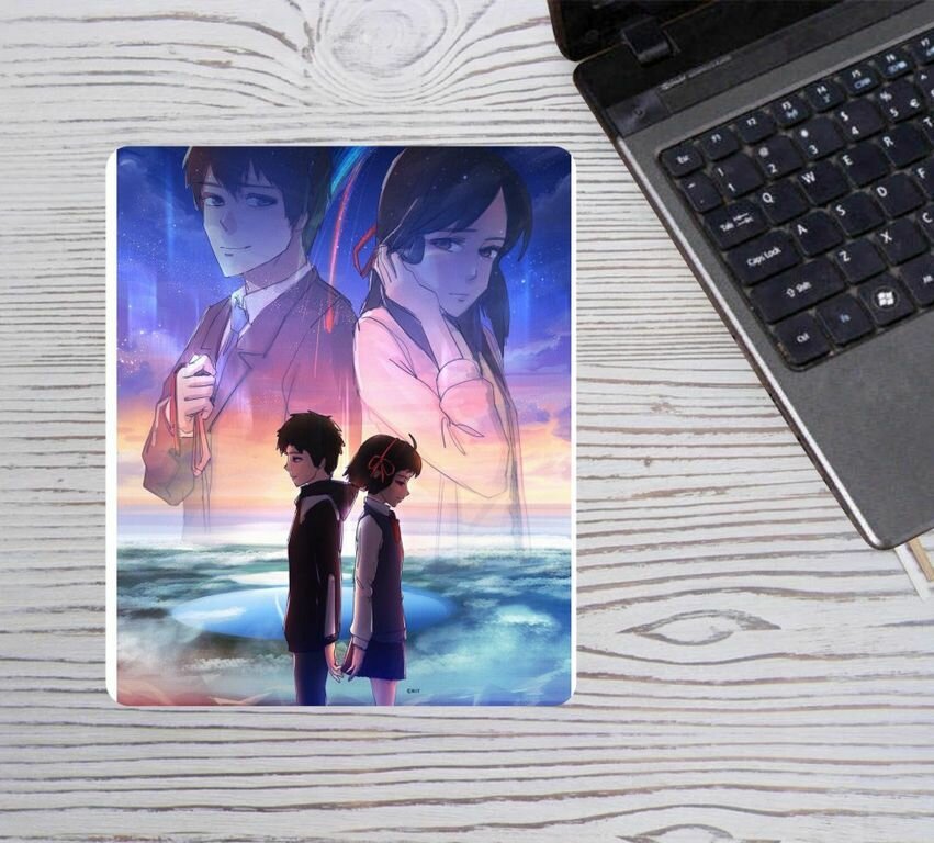 Коврик для мышки игровой 36 на 29 см MIGOM по аниме Твоё Имя, Your Name №1