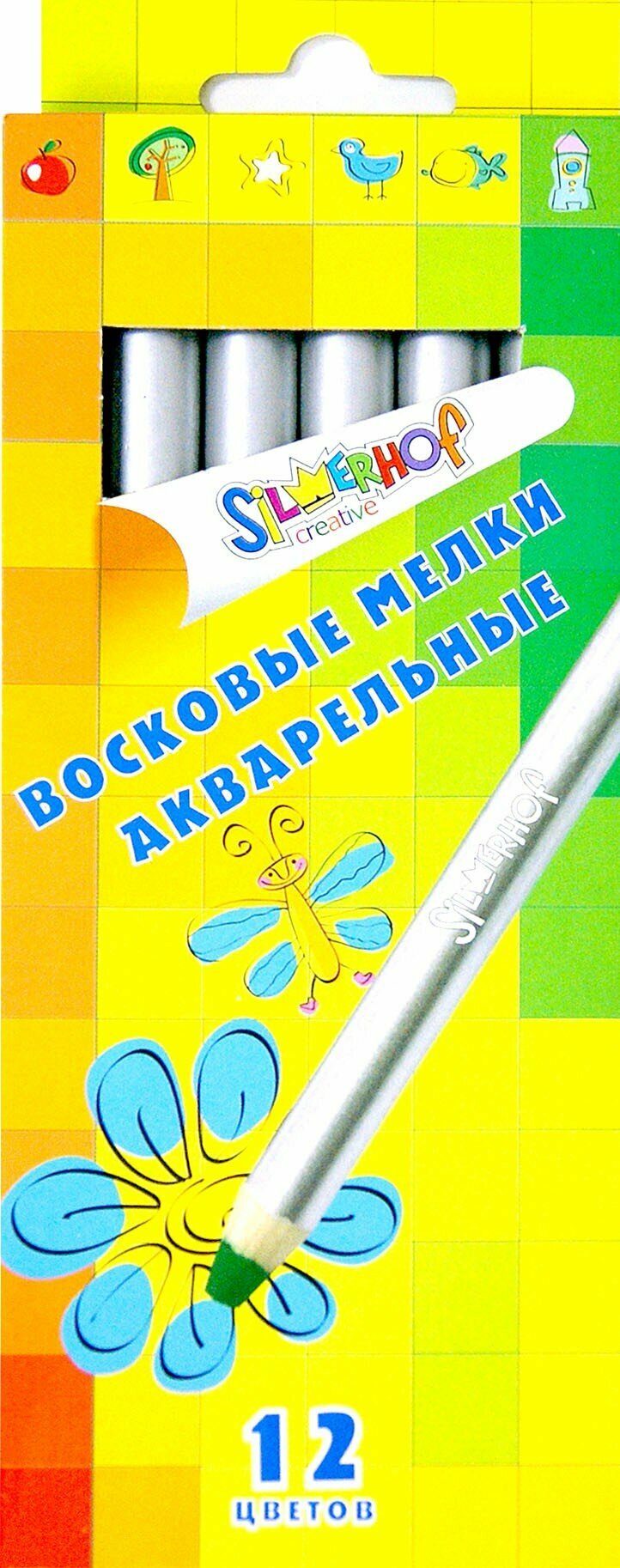 Мелки восковые акварельные EMOTIONS (12 цветов) (884165-12)