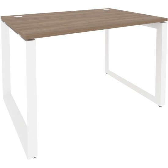Стол рабочий Riva CHAIR на О-образном м/к O. MO-SP-2.8 Дуб аризона/Белый металл 1180*800*750 Onix