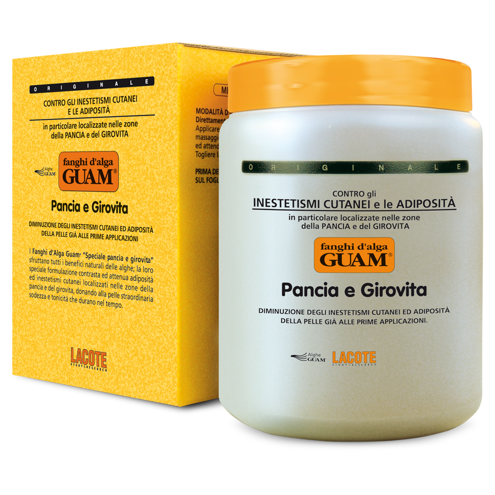 Маска для живота и талии Guam Fanghi D'Alga Pancia E Girovita, 1000 г