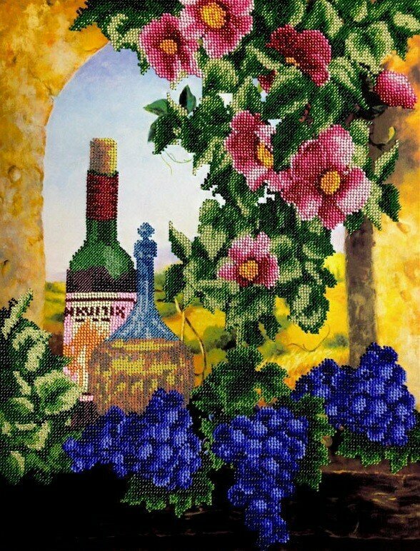 Набор для вышивания FeDi #КВ621 Изобилие, Вышивка бисером, 34 х 44 см