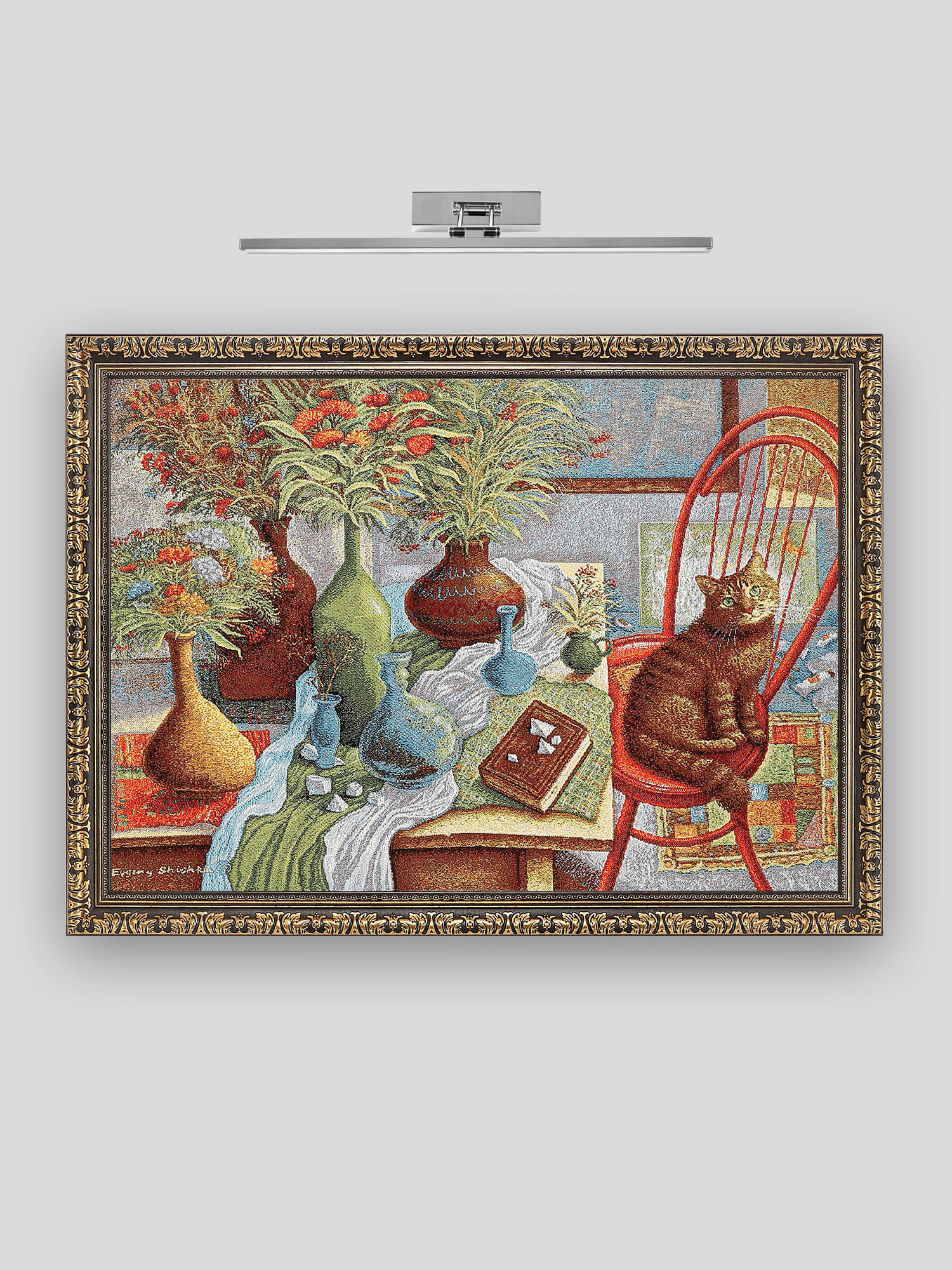 Картина на стену Магазин гобеленов "Натюрморт" 55*75 гобеленовая, гобелен, интерьерная