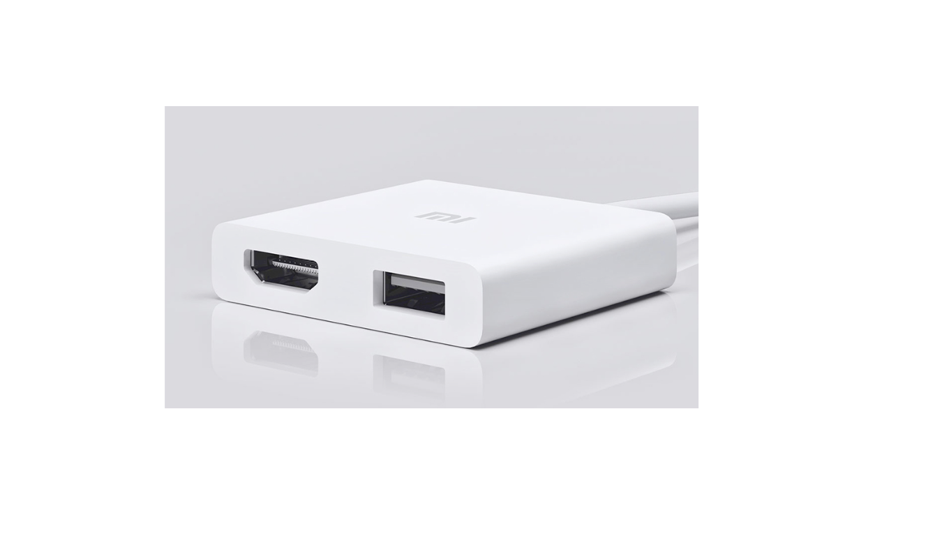 Многофункциональный адаптер Xiaomi USB-C - HDMI XMZJQCH2TM, белый, CN