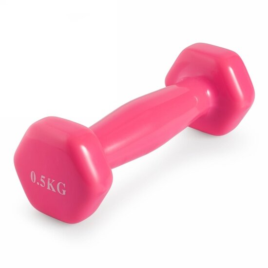 Гантель неразборная Victoryfit 0,5 кг винил