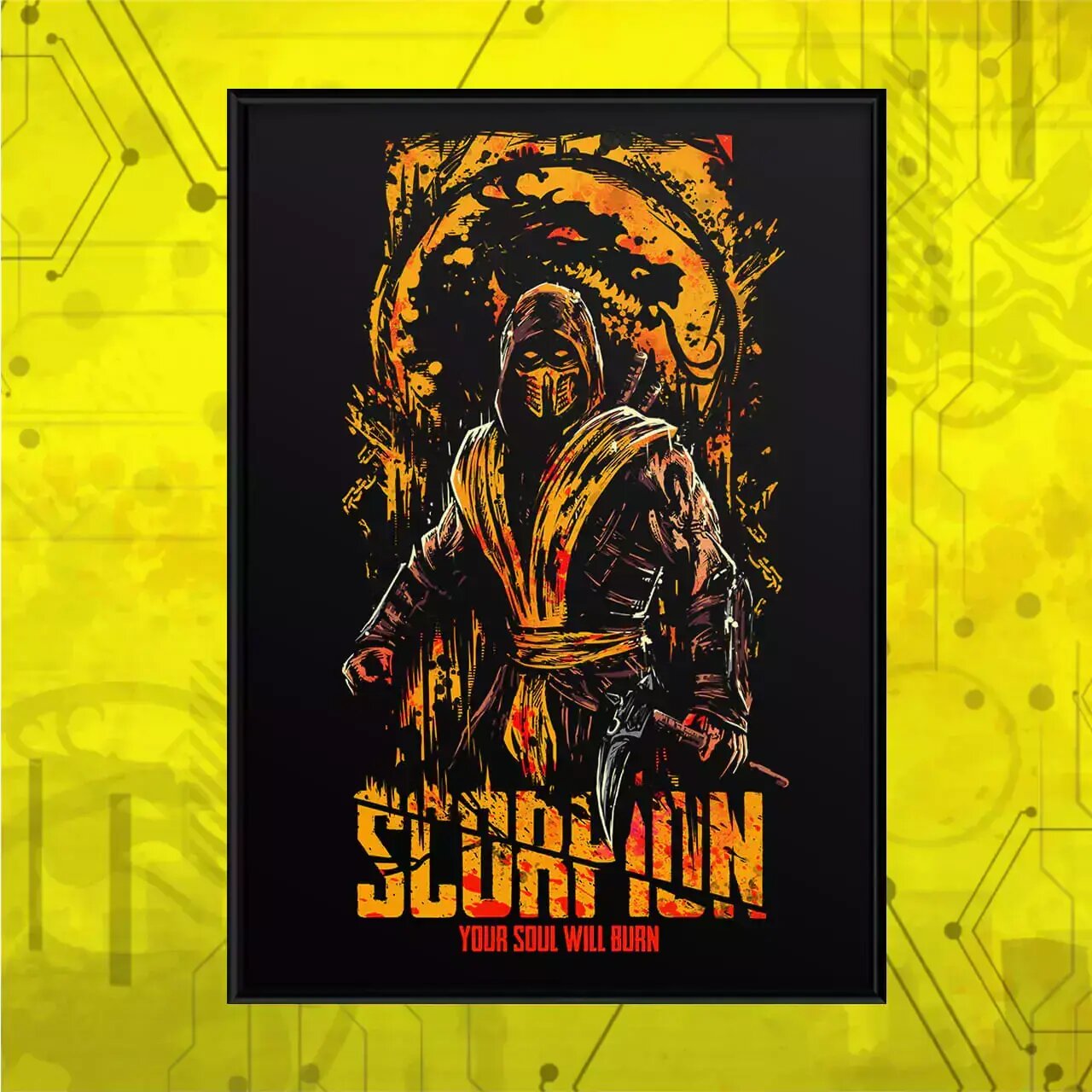Постер "Mortal Kombat: Scorpion"