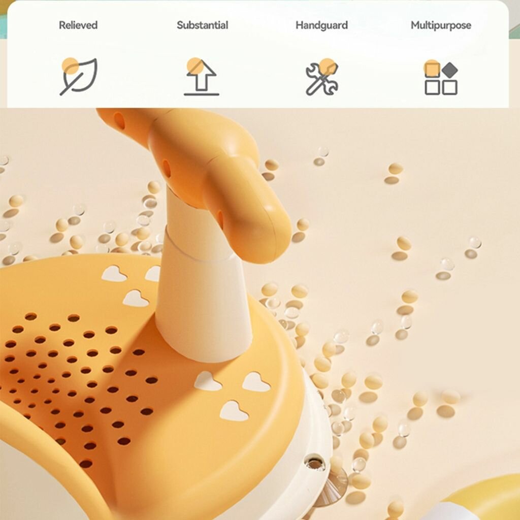 Стульчик для купания "Ножки-присоски", ABS пластик, цвет зелёный, 22,5x36,5x20,0 см — фото 1