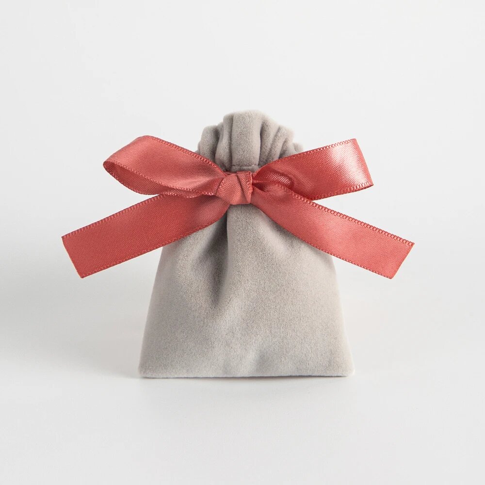 Бархатные подарочные сумки Weikende 10 шт. 10x12cm, style 9