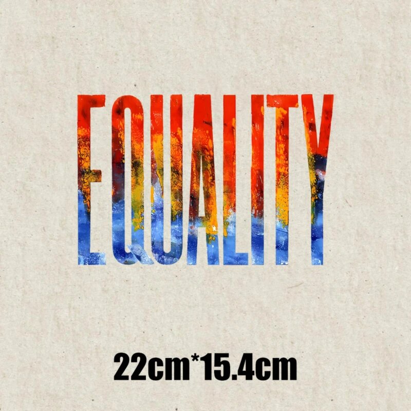 22 см цветные художественные английские буквы модные DTMF одежда патчи гладильные наклейки DIY футболка сумка пальто декоративные наклейки