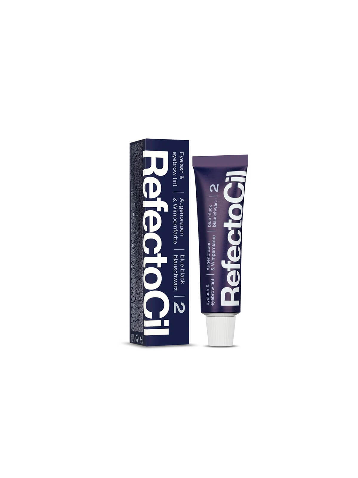 RefectoCil Eyelash and Eyebrow Tint №2 - Краска для бровей и ресниц Сине-Черная 15 мл