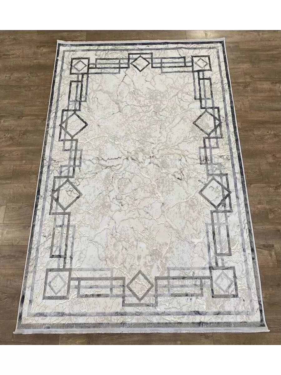 Altyn-kovri Company Ковер комнатный турция 200x290см Versay 1583 D.Grey Cream