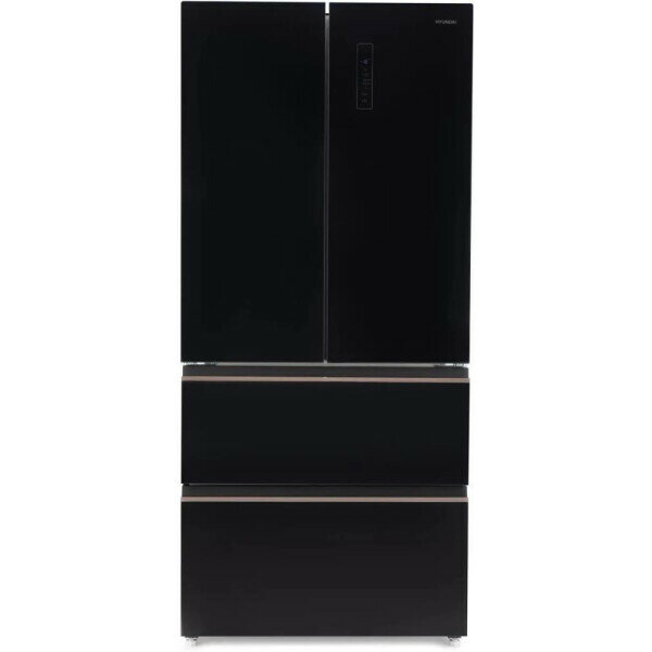 Холодильник Hyundai CM55043F черное стекло