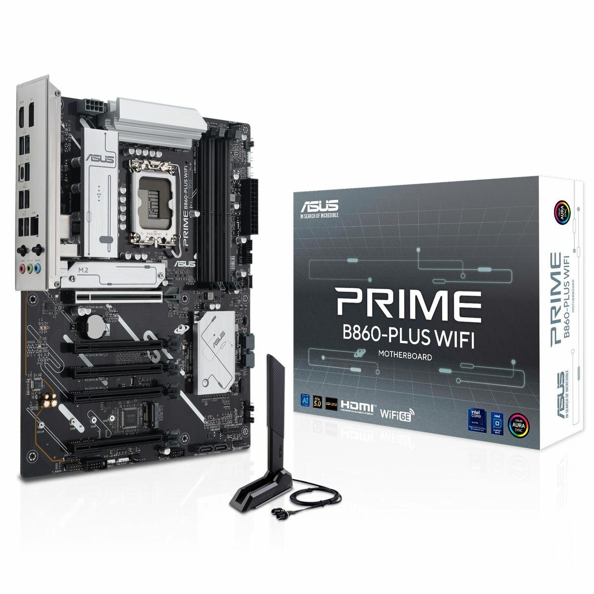 Материнская плата ASUS PRIME B860-PLUS WIFI, LGA1851, Intel B860, ATX, RTL (90MB1K50-M0EAY0)