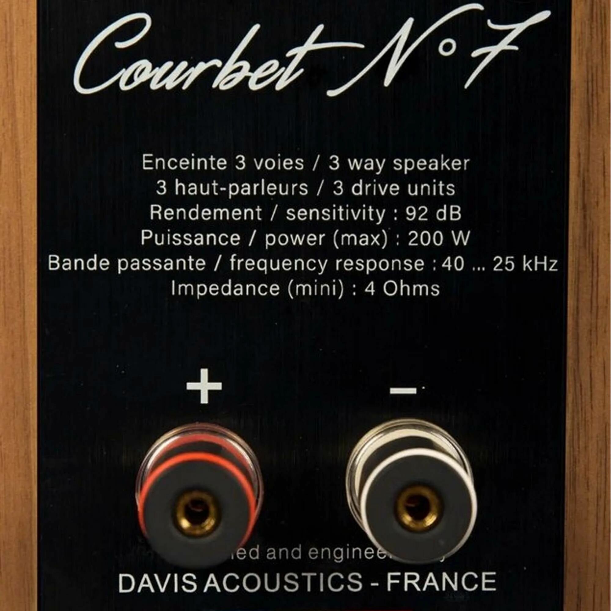 Напольная акустика Davis Acoustics Courbet 7 (светло-коричневый)