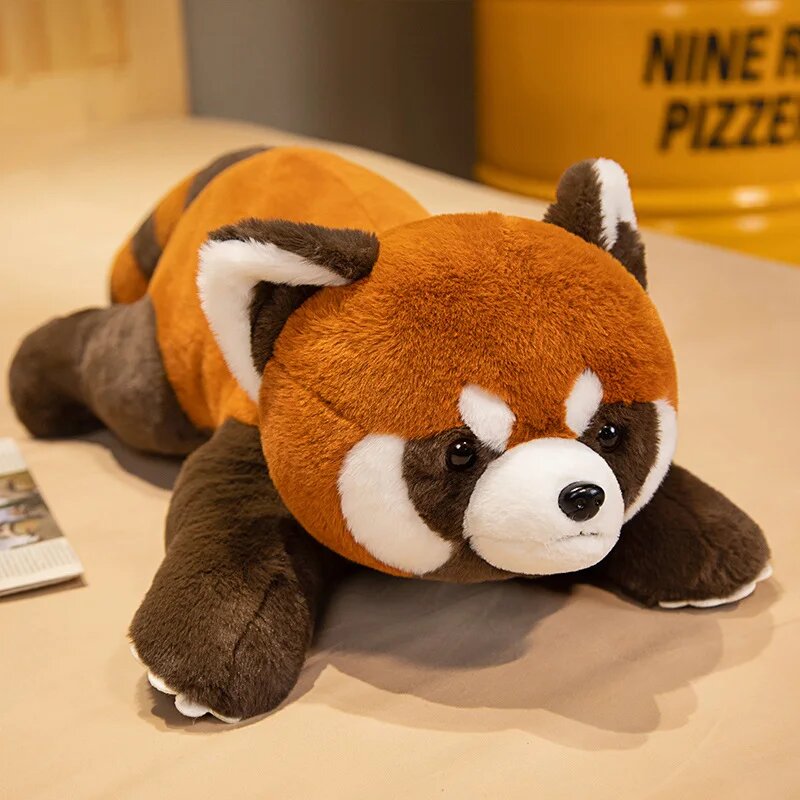 Плюшевая панда лежа, 55-60см, цвет: Lying raccoon