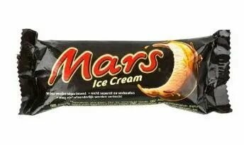 Мороженое MARS с карамелью в глазури 40 г, Mars