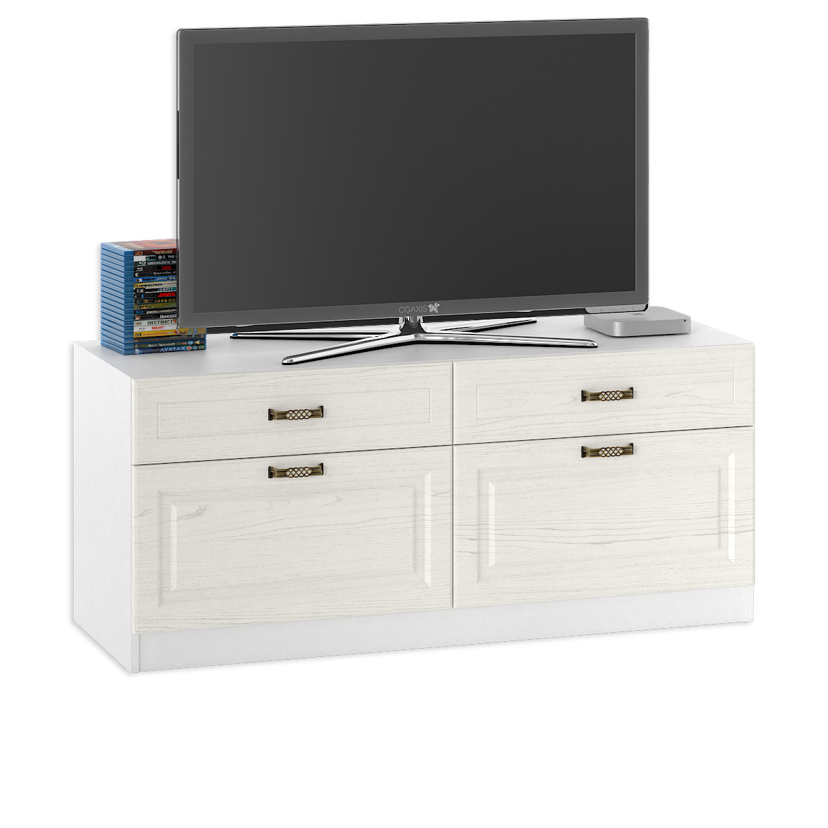 Тумба Mobi Ливерпуль Белый/Ясень ваниль Размеры: Высота 608мм Глубина 493мм Ширина 1400мм