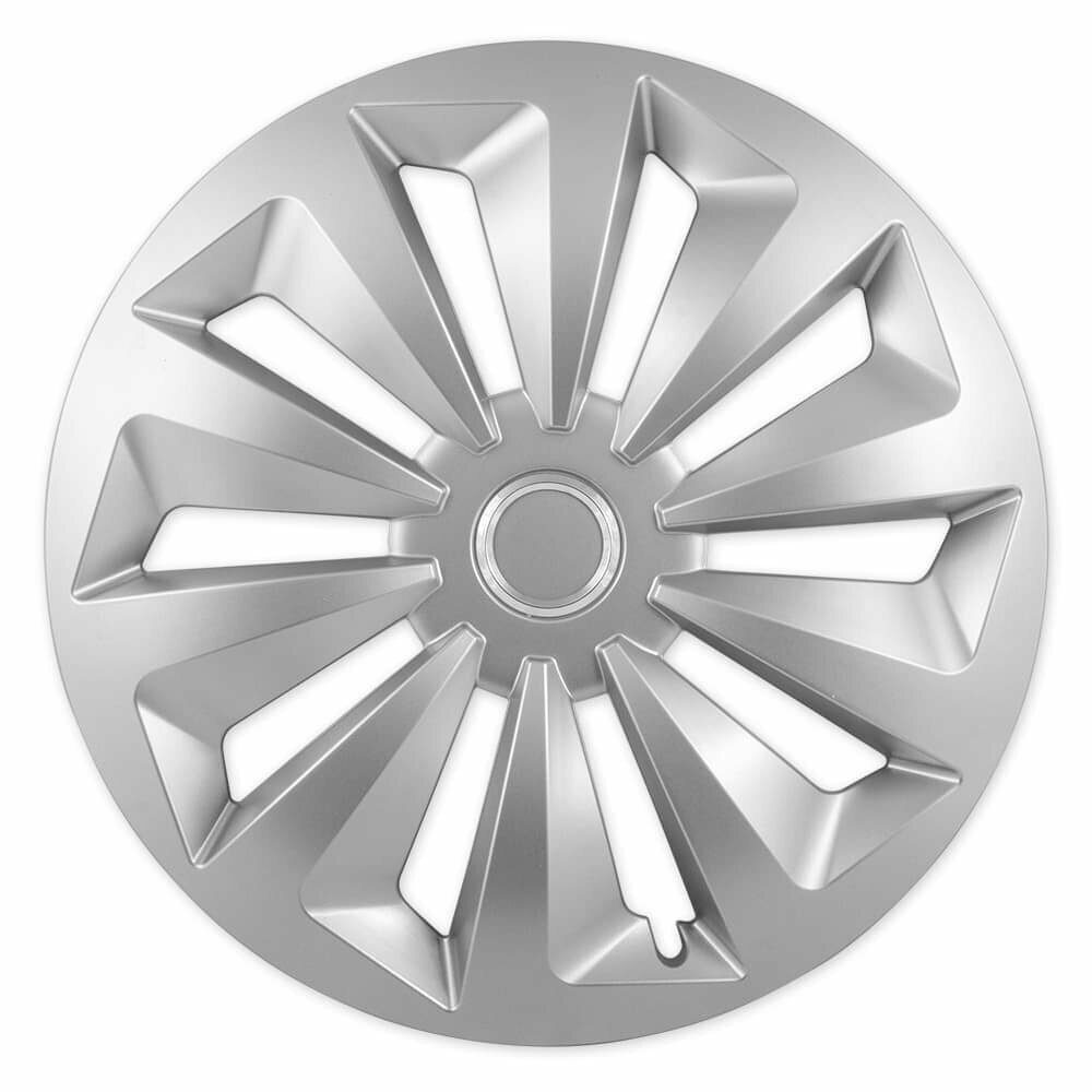 Колпак колеса Gorecki кк-фокс, пластик, 4 шт, R17, серебристый