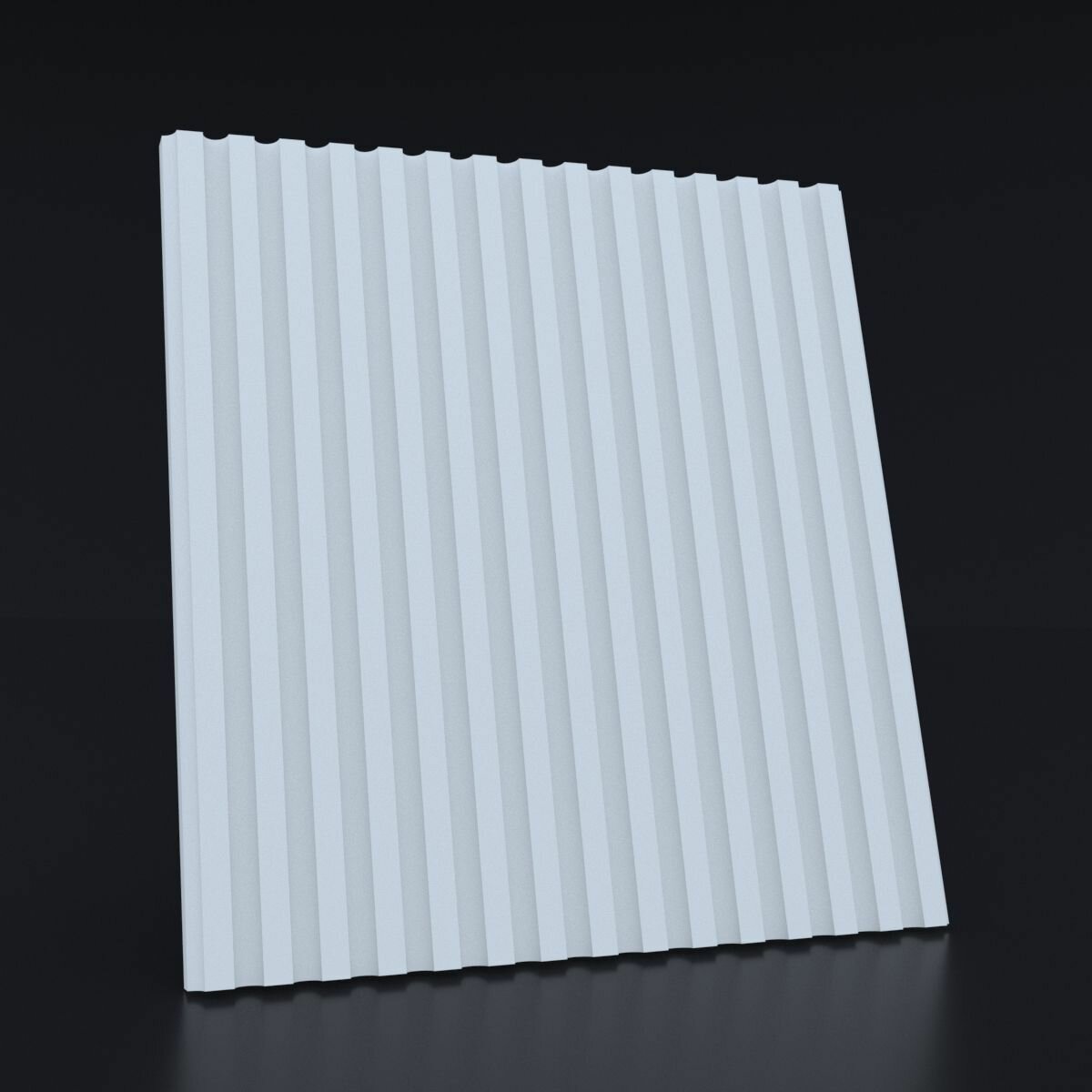 3D гипсовая панель Weissenberg "Рейка", 50*48см