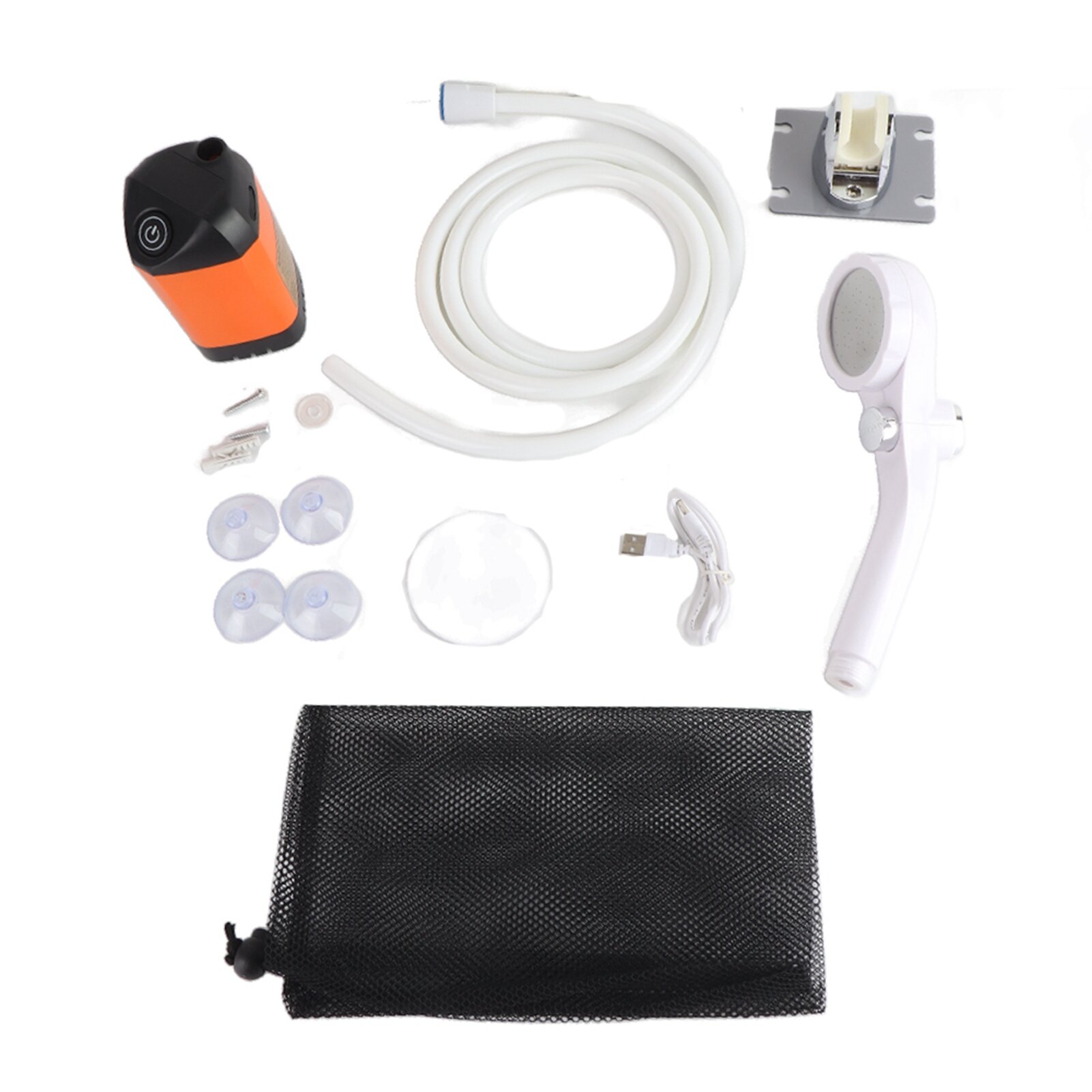 Нарученный набор для душа портативный чистый медный мотор простой электрический душ для домашнего кемпинга общежитие