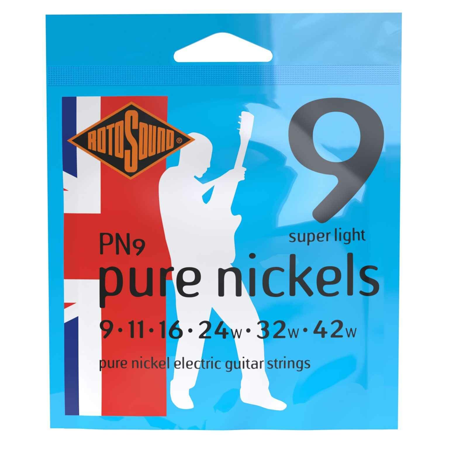 Rotosound PN9 Pure Nickels 9-42