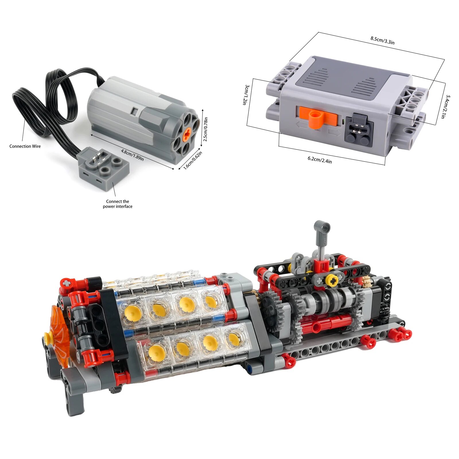 MOC 6 Скоростная Коробка Передач для Лего Set D