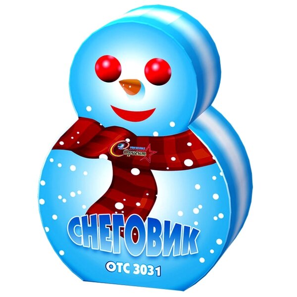 Фонтан Снеговик