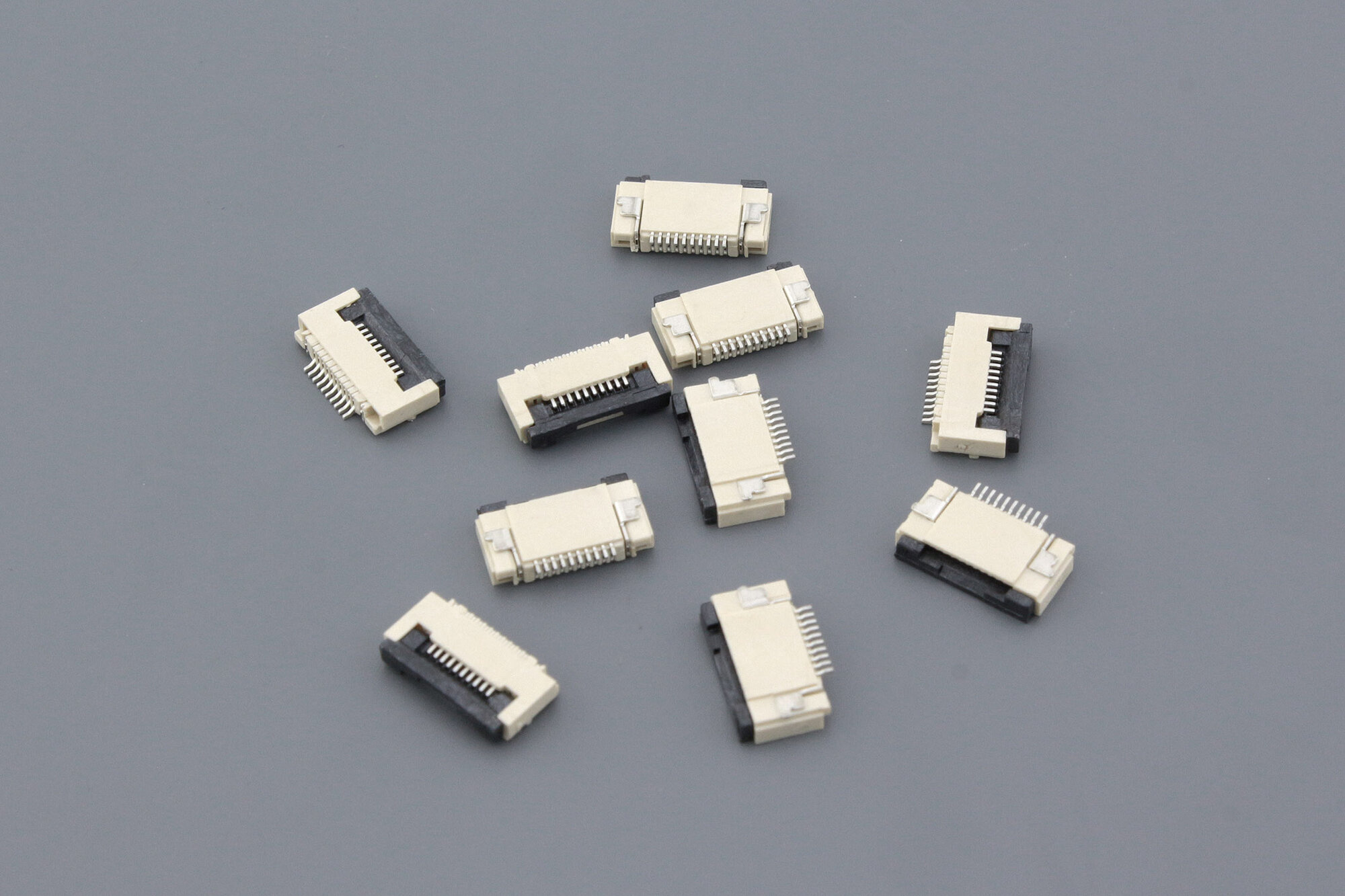 Разъем FPC Flip-Lock 0510-10RLGF 10 pin высота 1мм шаг 0,5мм 10 шт