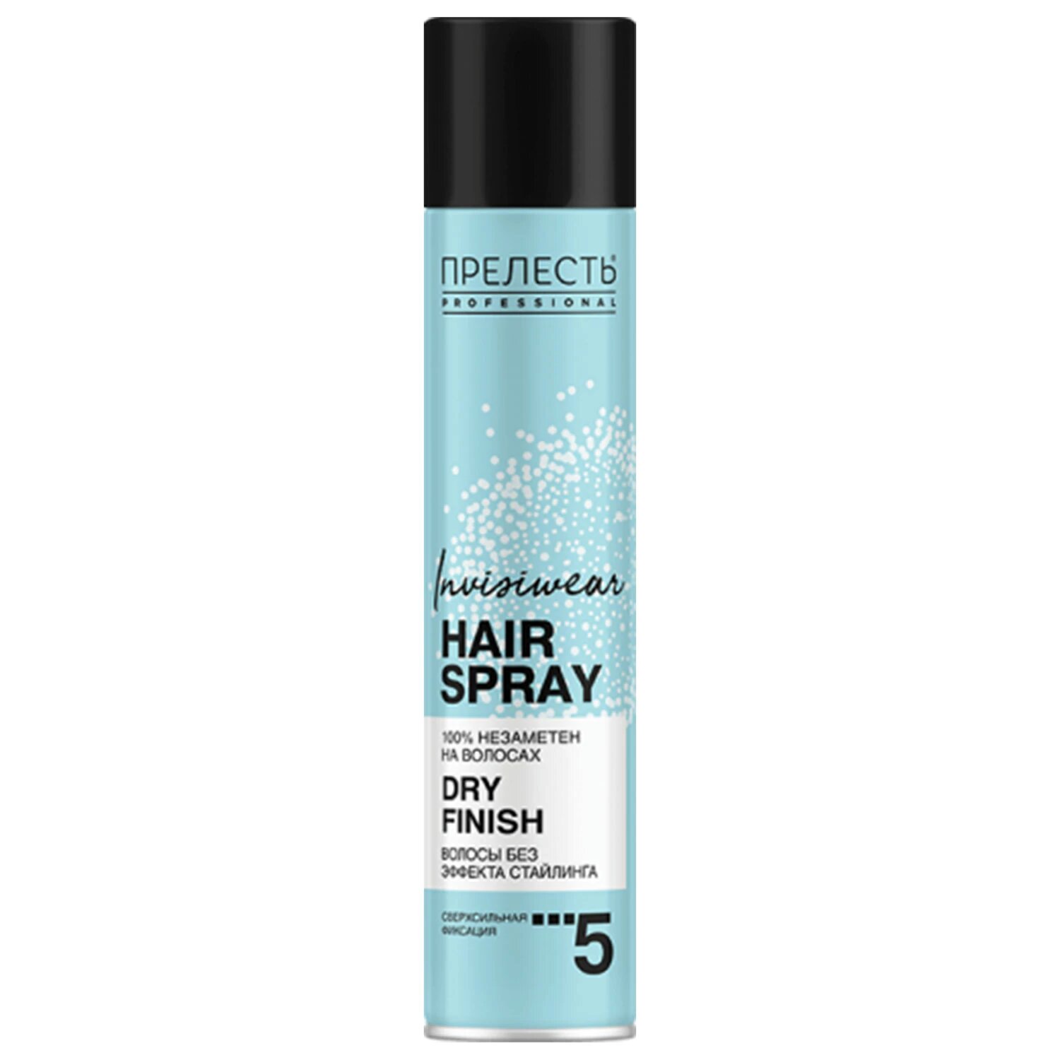 Лак для волос сухой 300 мл, прелесть PROFESSIONAL INVISIWEAR "Сверхсильная фиксация"