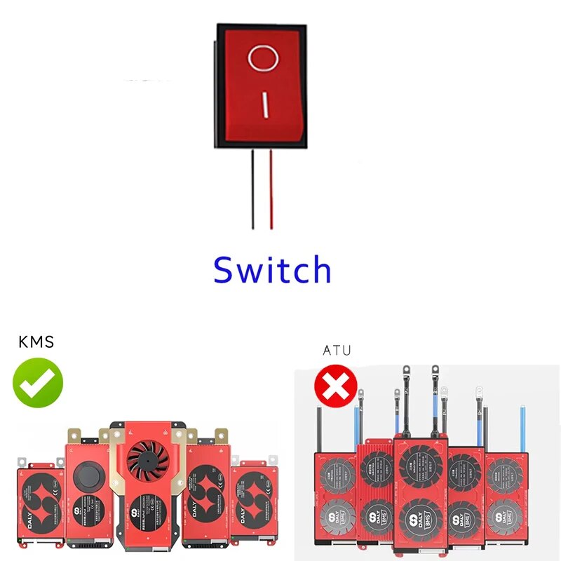 Переключатель для BMS Daly 4S-20S, switch